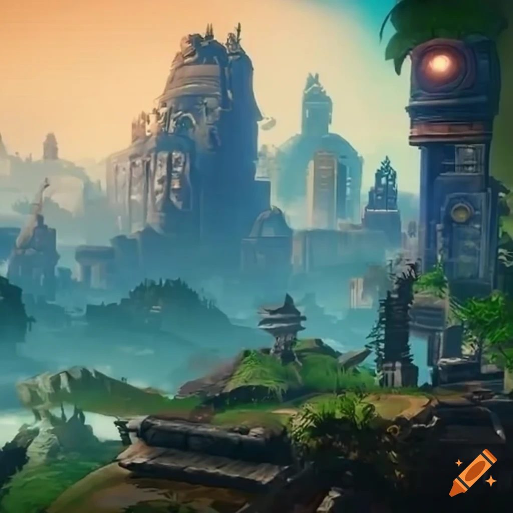 Legends of chima jungle combine with BioShock infinite's city this ...