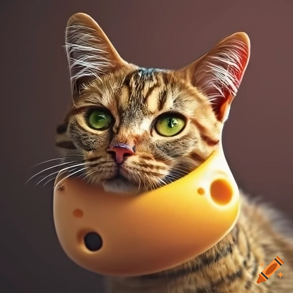 Cheese cat on Craiyon