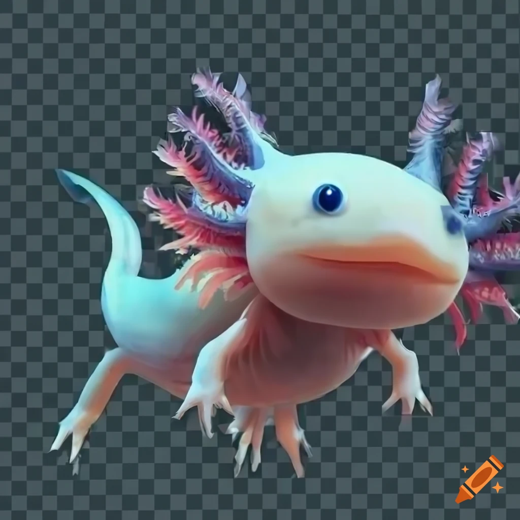 Rocketship transparent background for game axolotl