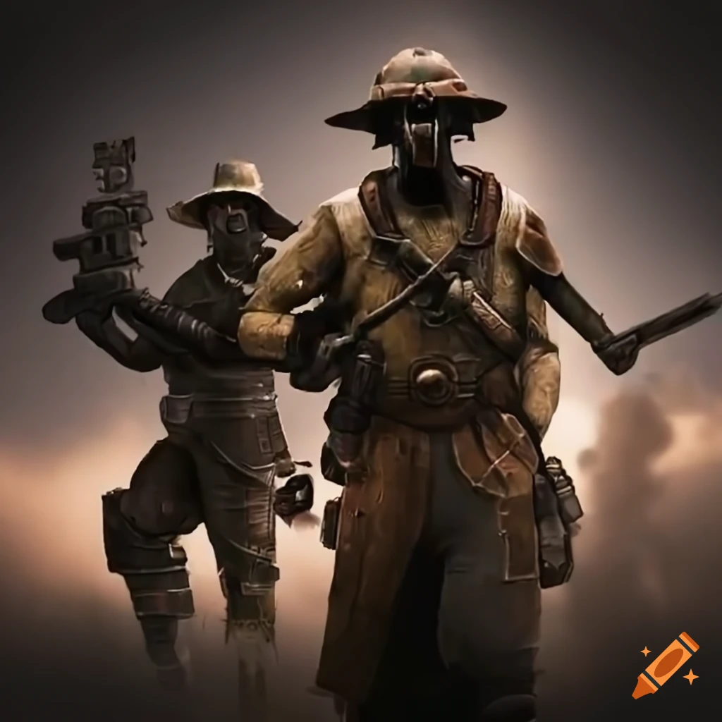 Fallout texan laser squad detailed by théodore géricault on Craiyon