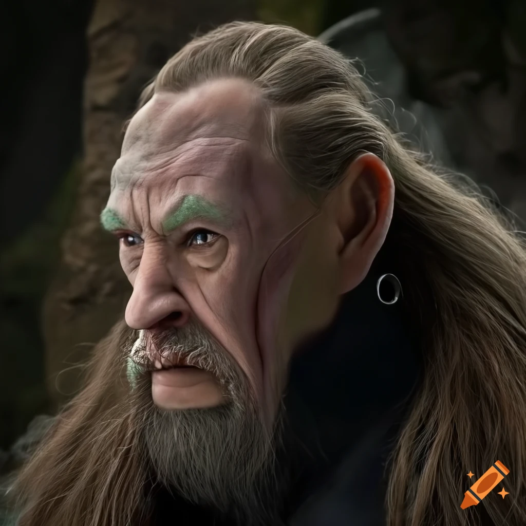 Close-up shot of a character combining features of the avengers, the ...