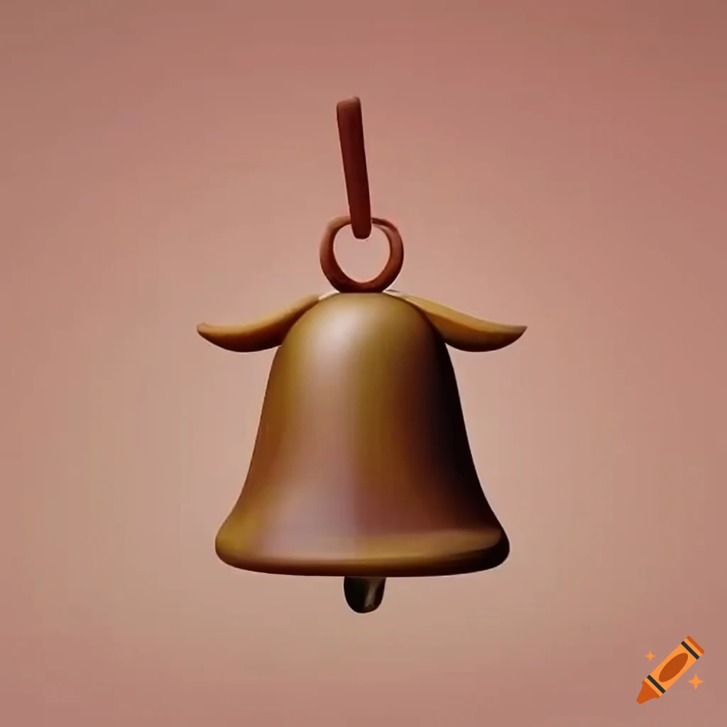 Wooden cartoon cow bell