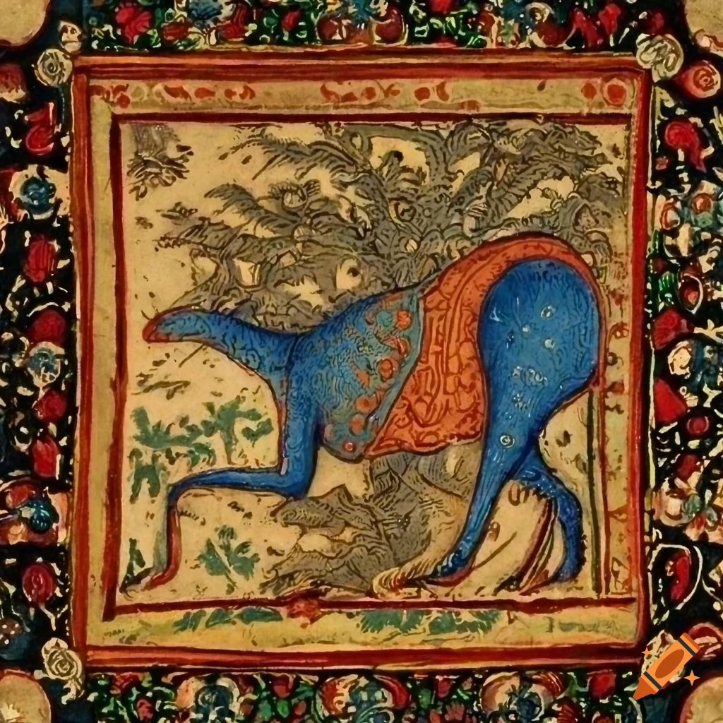 High resolution, fine detail, wide view, color pen and ink illustration ...