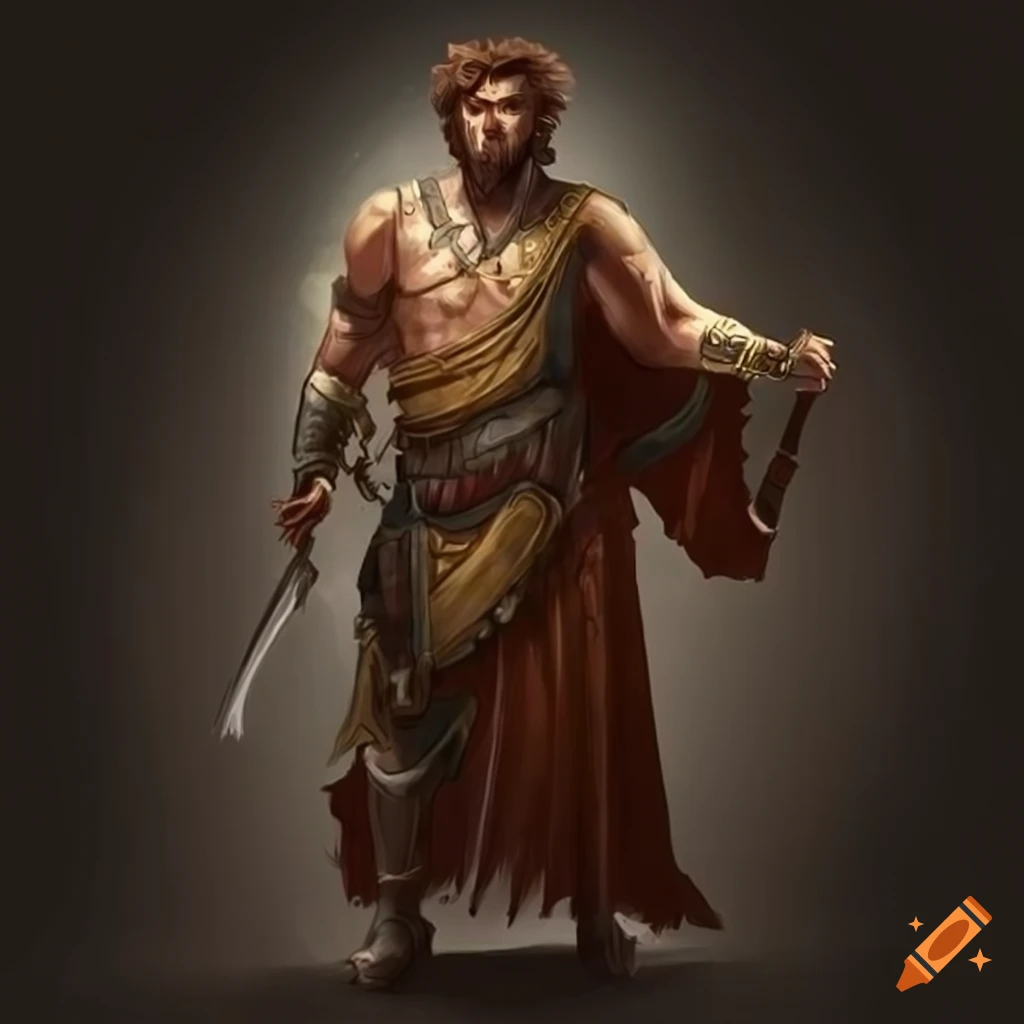 God Of War Character Concept Art