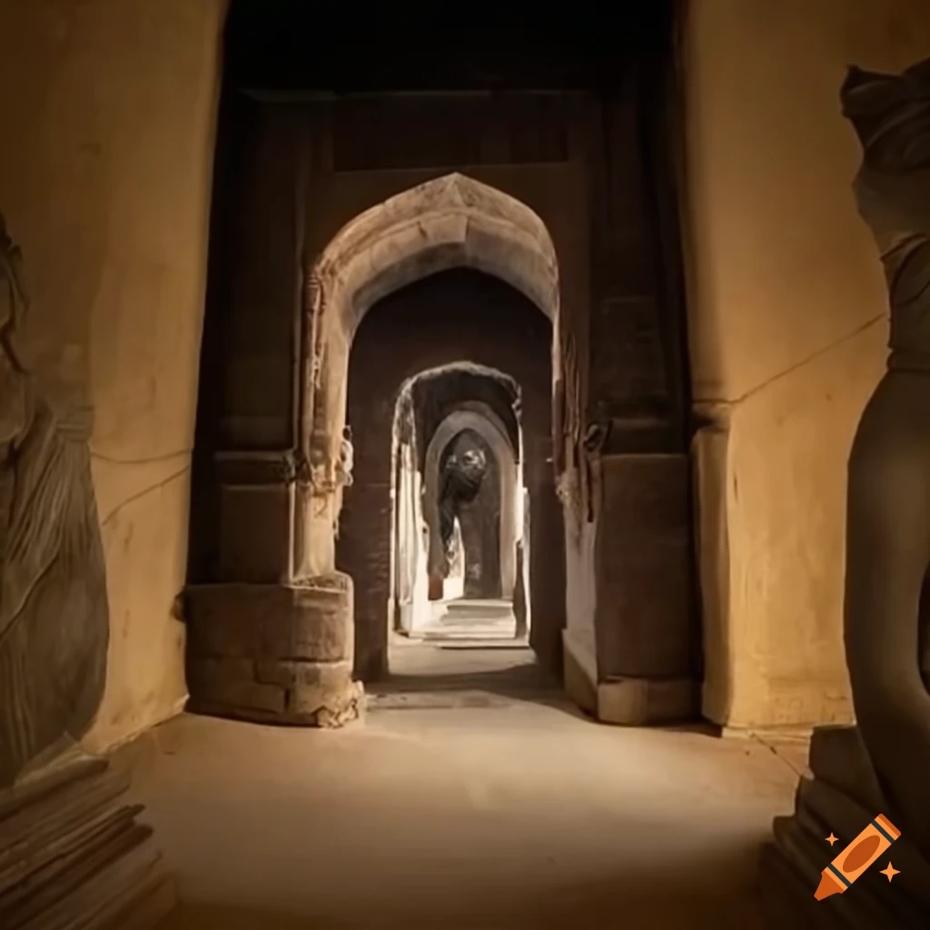An ancient city devoted to the goddess bastet on Craiyon