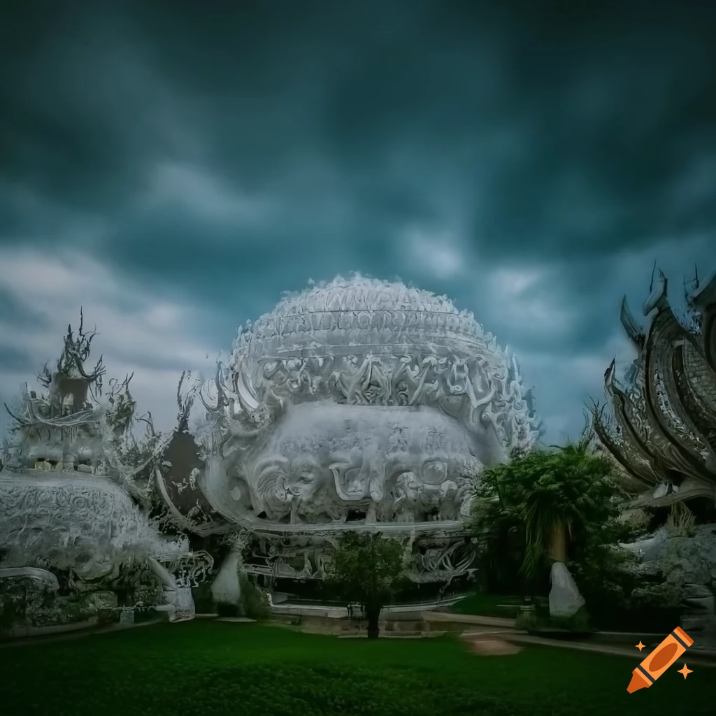 Wat rong khun white temple antti lovag bubble palace