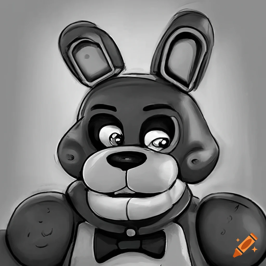 Digital, 2D, 1920’s cartoon, an up close head and shoulder, black and ...