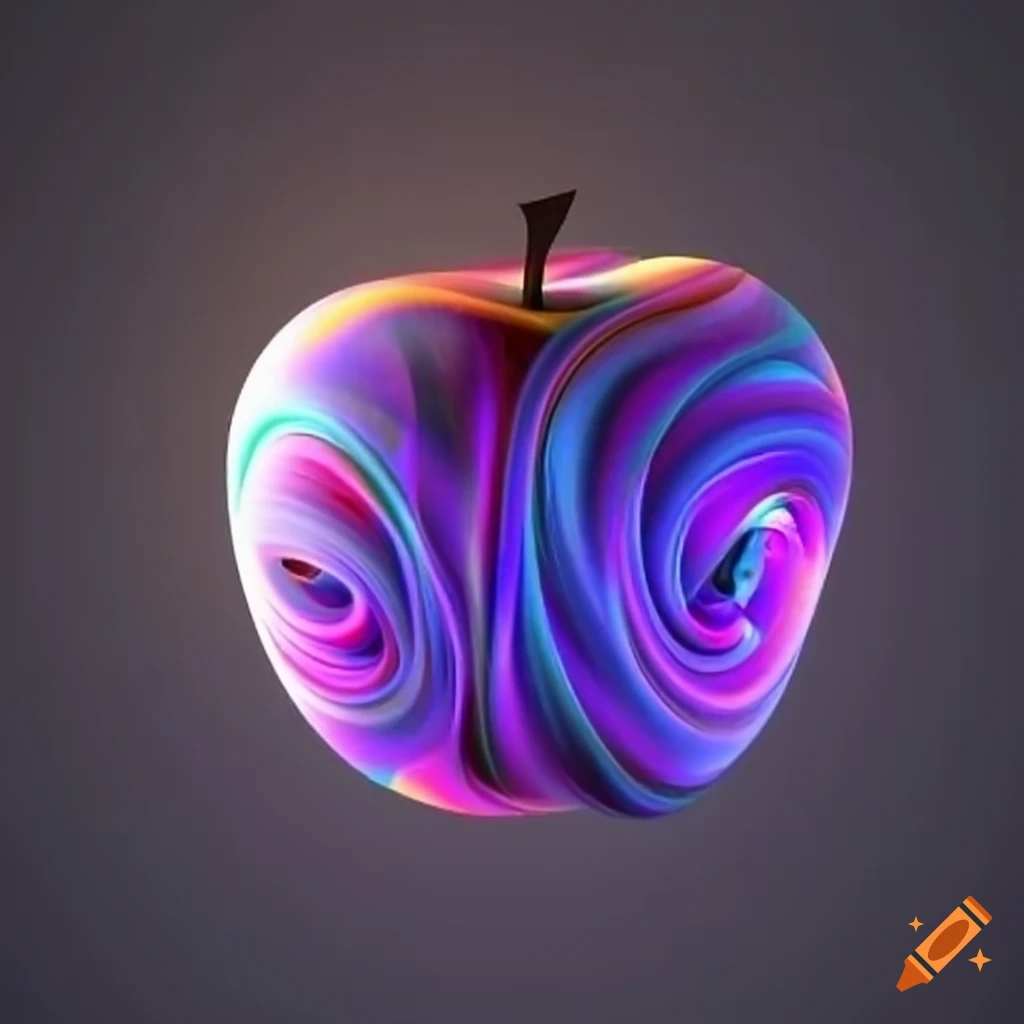A dimensionally distorted apple of chaotically morphed dimensions and ...