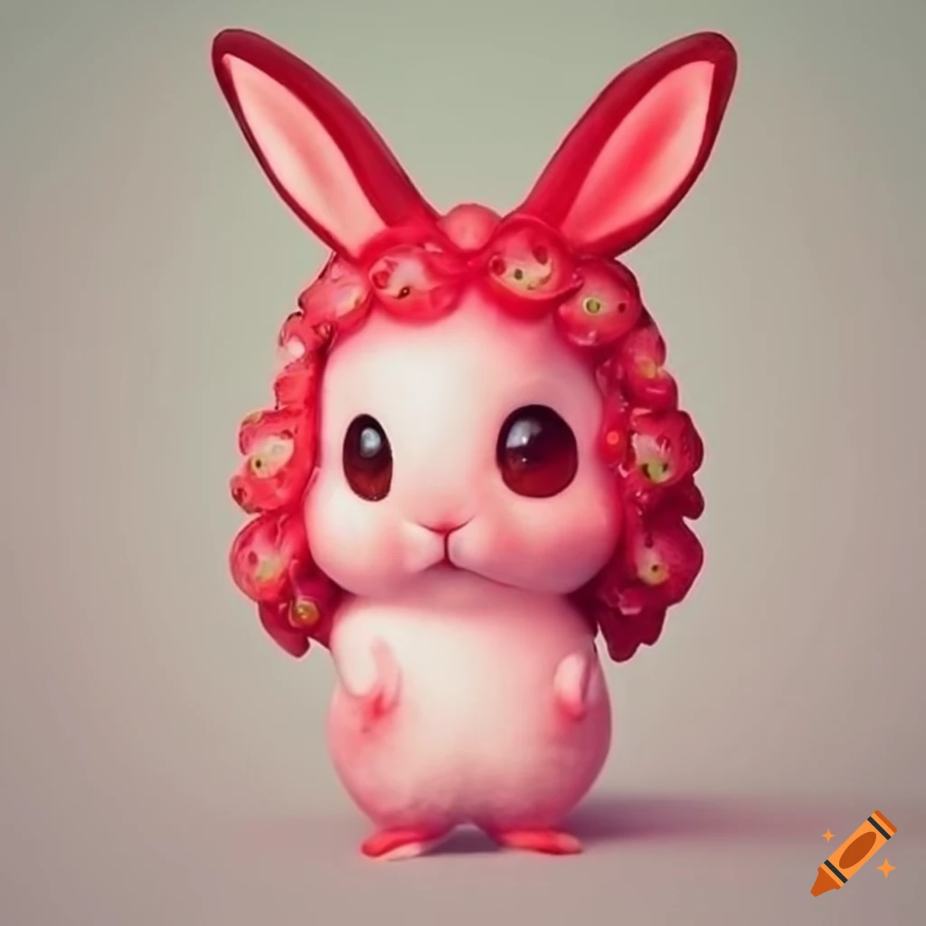 Strawberry rabbit on Craiyon