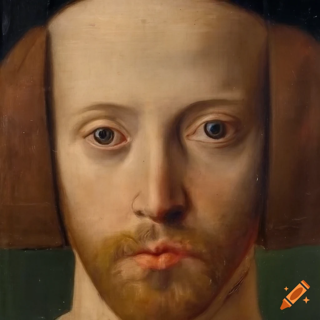 An early 15th century portrait painting of an english soldier with ...