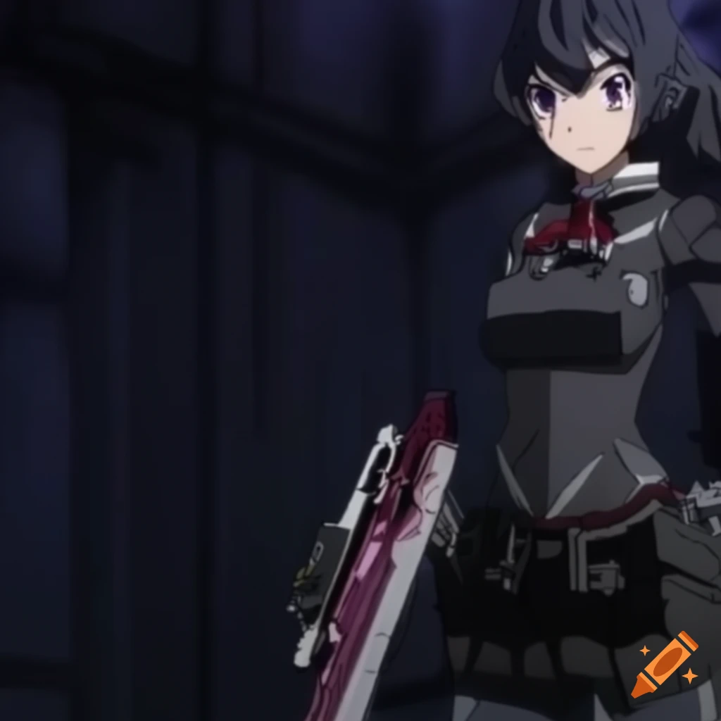 Anime Guy With Guns