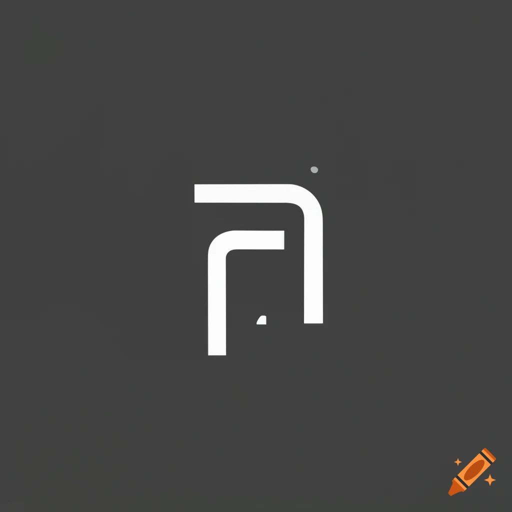 Minimalistic logo design featuring the letter F on Craiyon