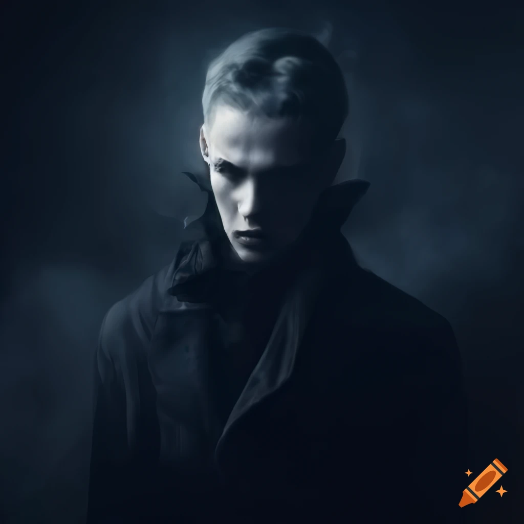 Scientific_photography_of_a_male vampire_in_a_black_trench_coat ...