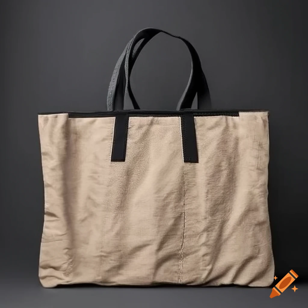 A stylish kevlar tote bag with 'soho' text design