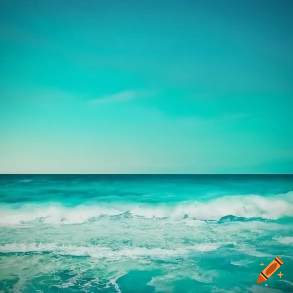 Sea side in turquoise