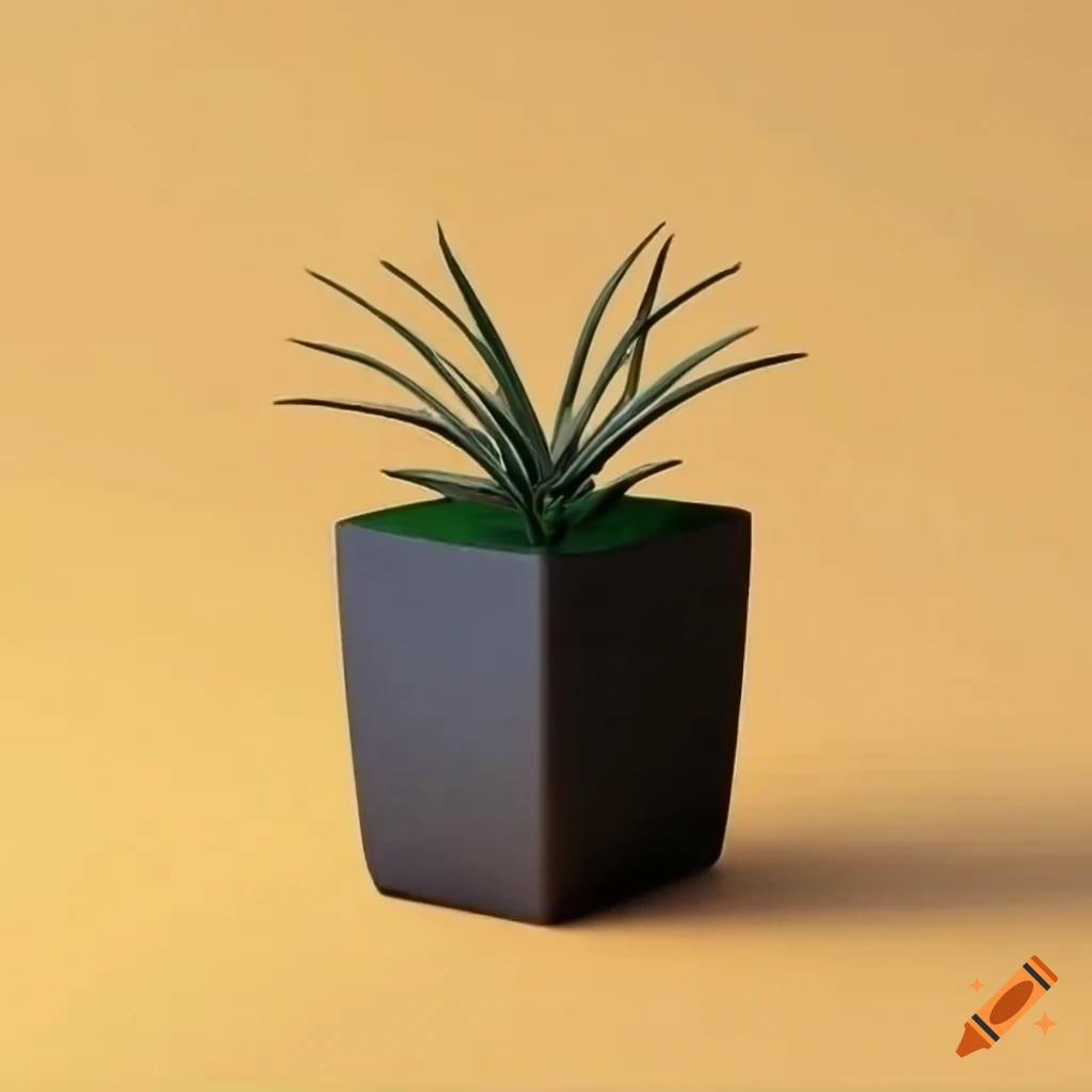 Square shaped pot with beautifull landscape on Craiyon