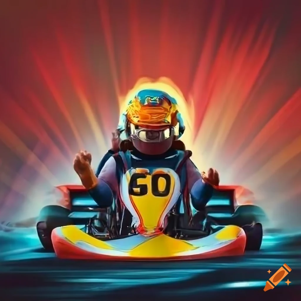 An advertisement poster for a hire kart endurance race