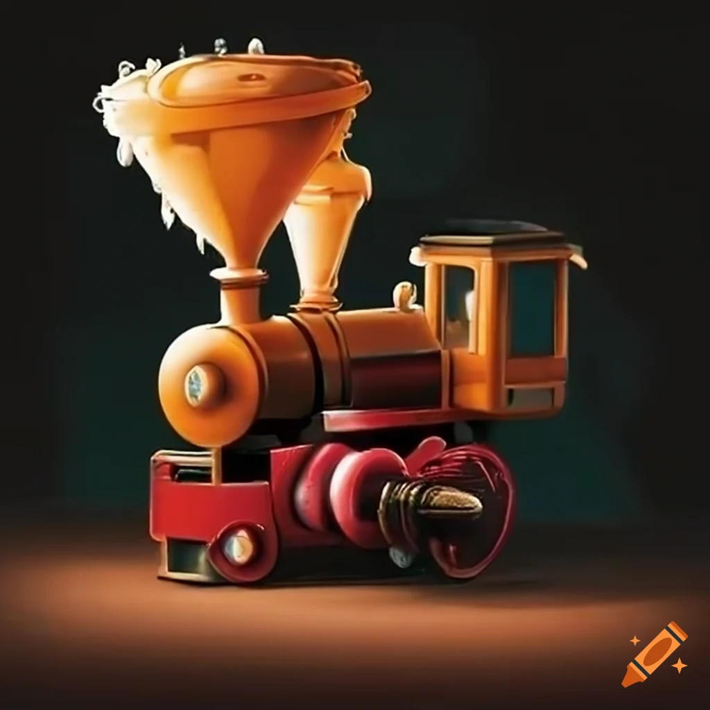 Coffee train on Craiyon