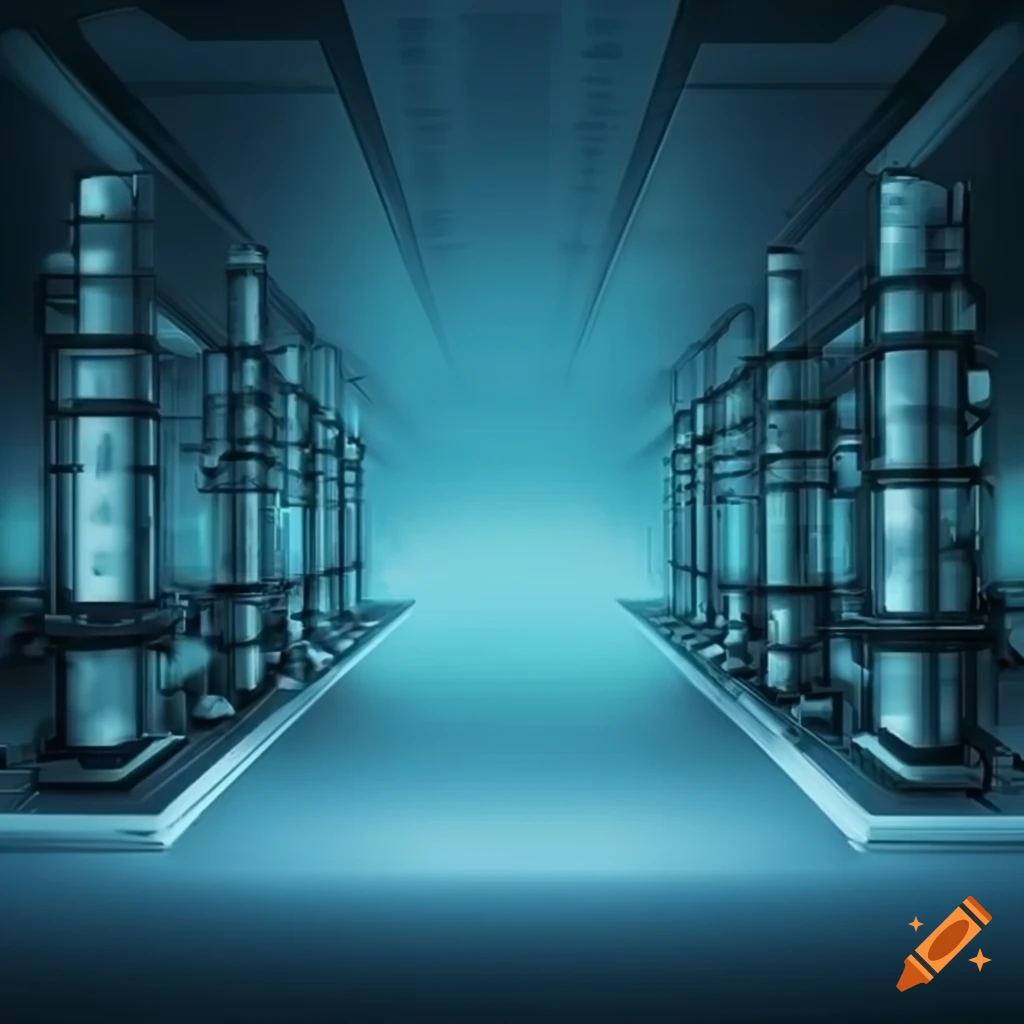 Laboratory facility background art large open space on Craiyon