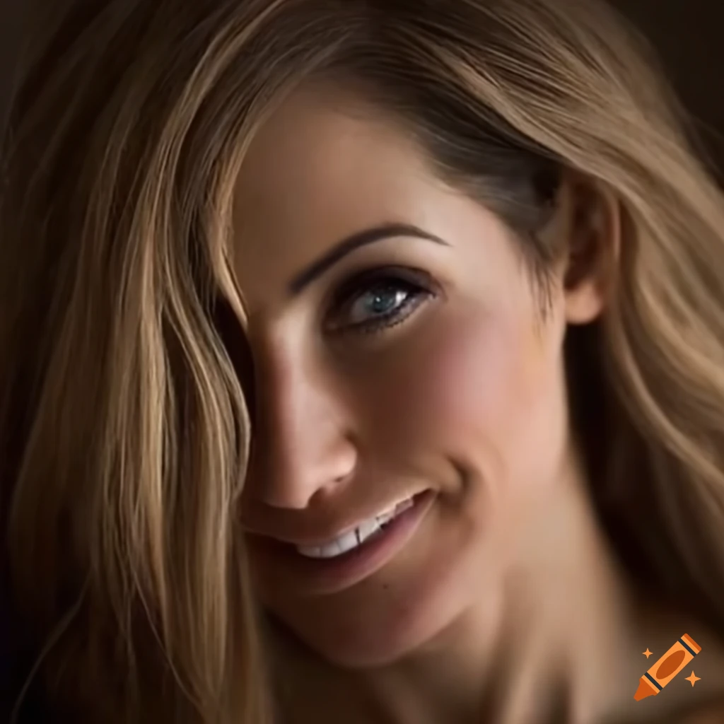 "alexis glick", age 35, closeup face, boudoir portrait on Craiyon