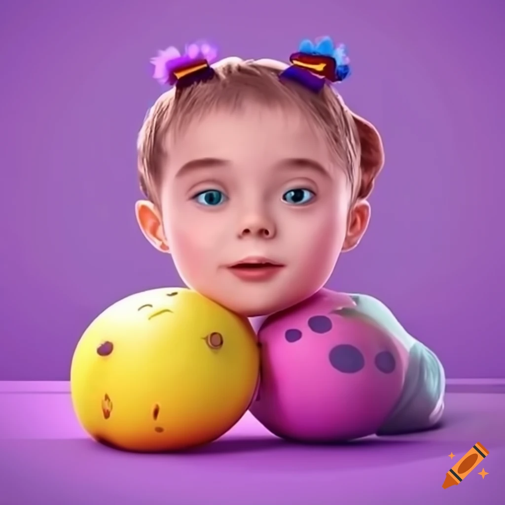 Kids are learning english, purple background