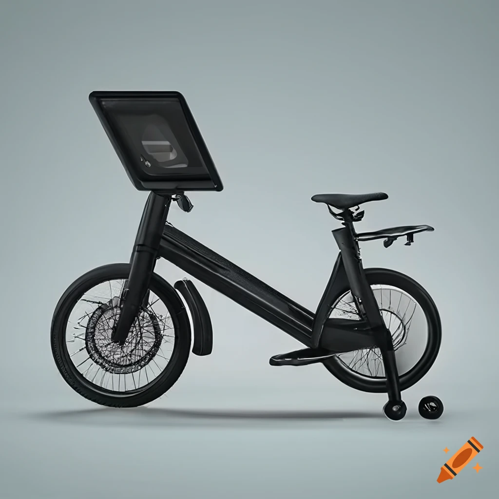 E bike desk on Craiyon