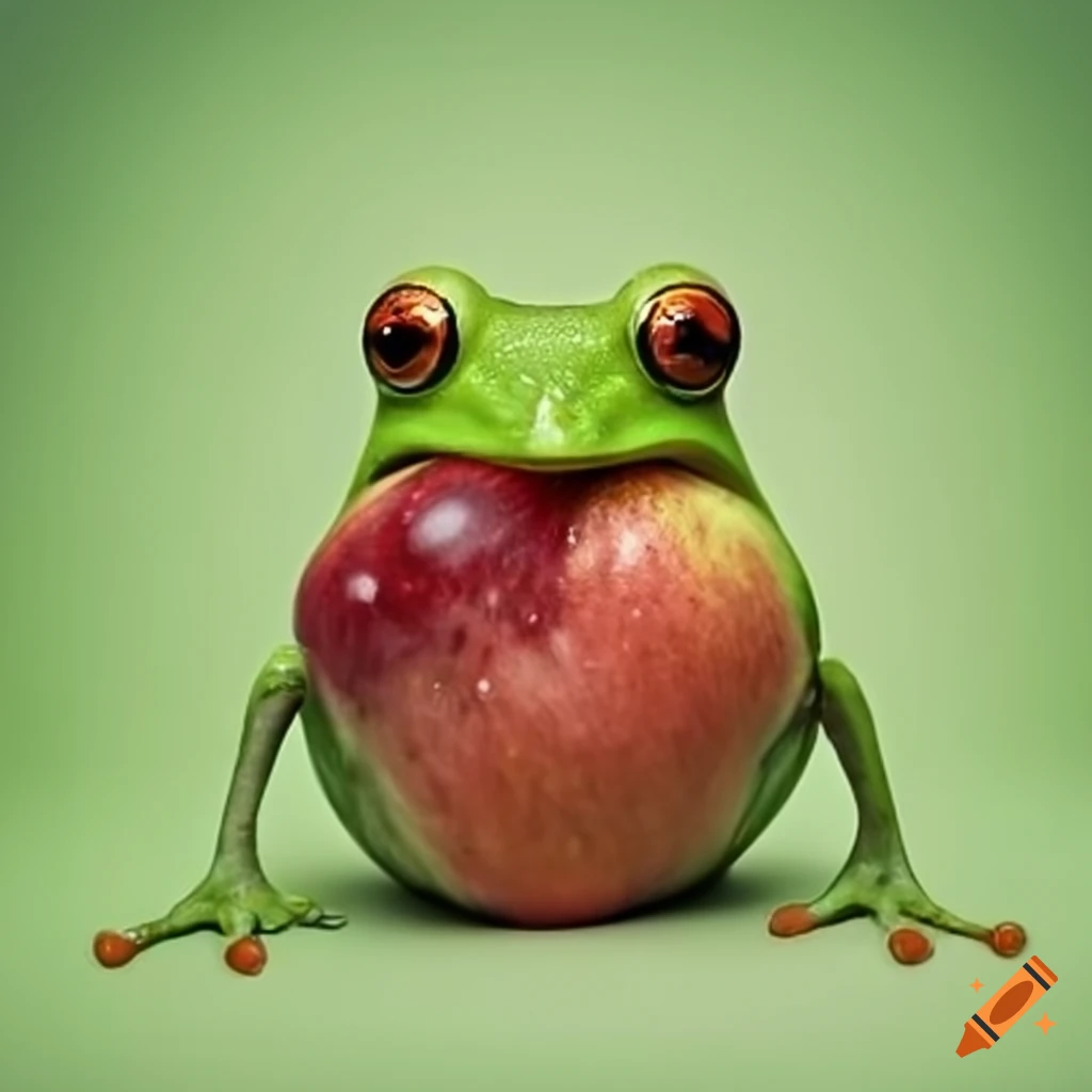A bizarre fusion of frog and apple anatomies