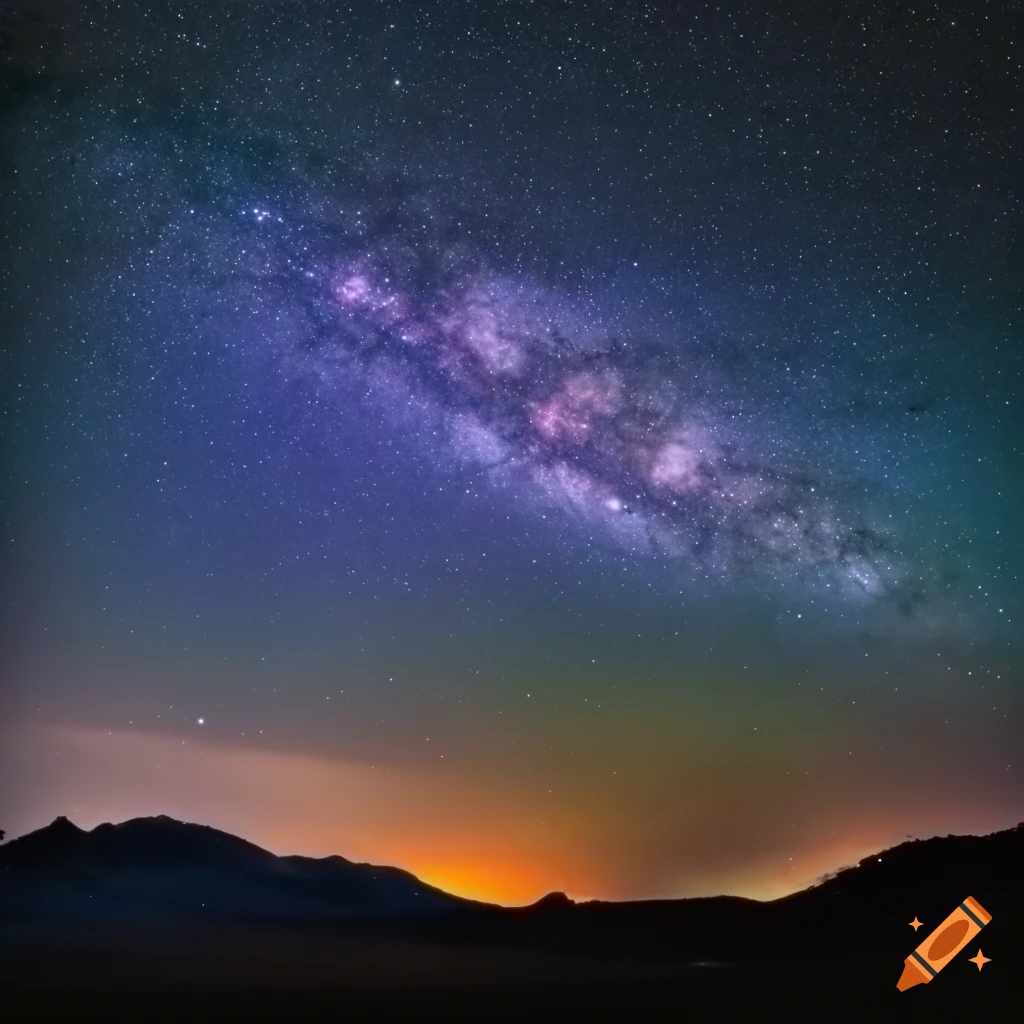 Milky Way With Comets On Craiyon