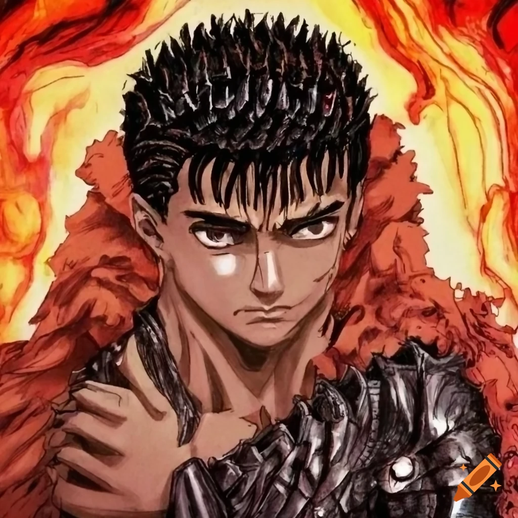 Gatsu from berserk drawed by akira toryama