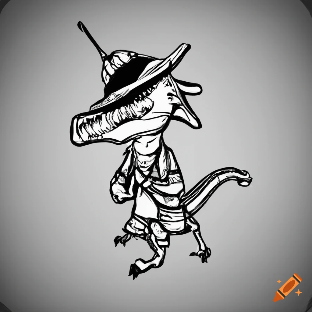 Kobold wearing a propeller hat on Craiyon