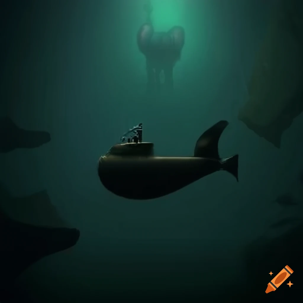 Logo Description: The logo for the submarine horror game combines ...