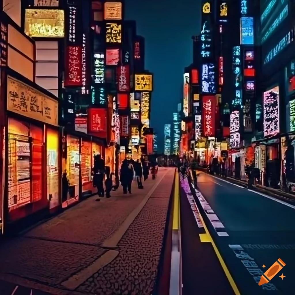 Generate a picture of japan in tokyo