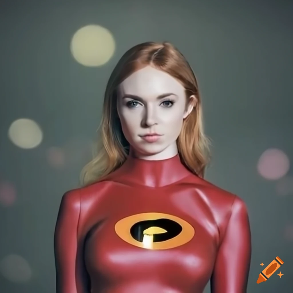 Karen gillan as elastigirl on Craiyon