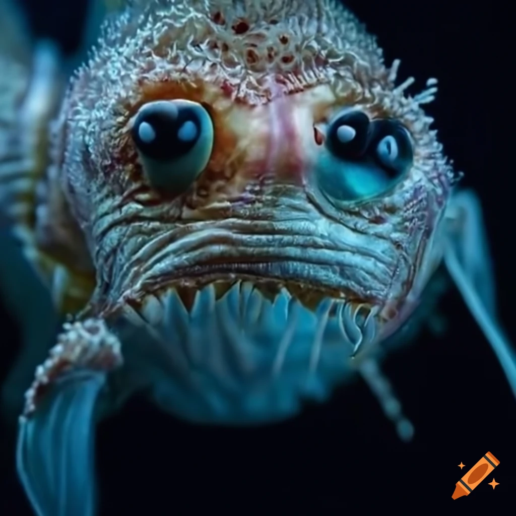 Deep sea muppet on Craiyon