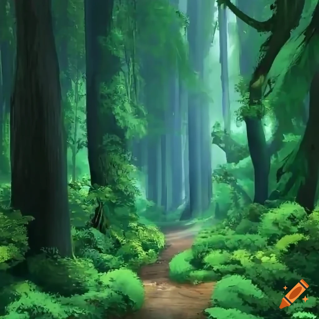 Path through forest