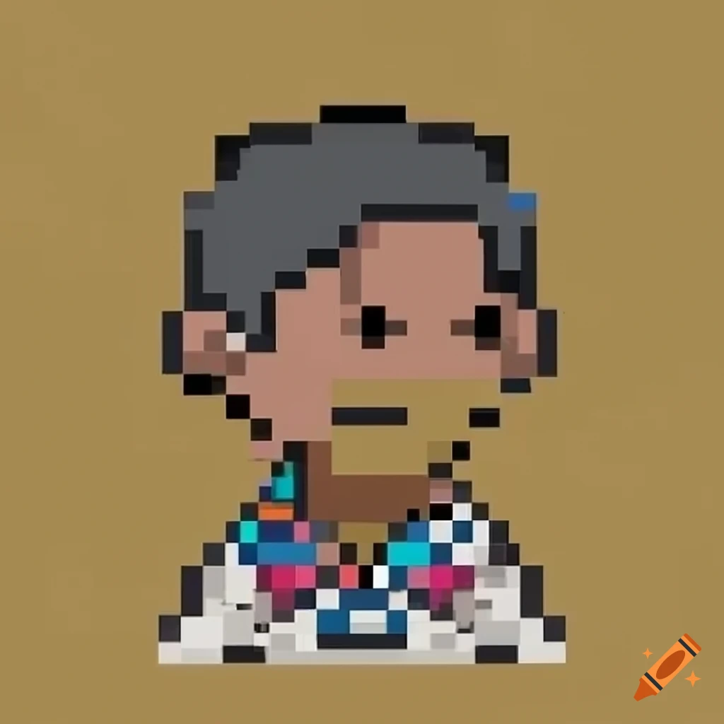 Pixel art character called pablo