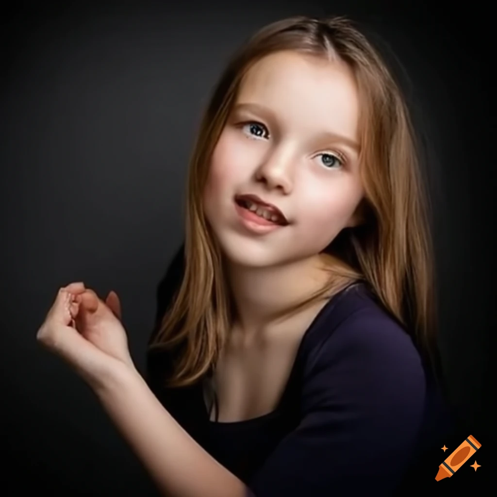 Sweet girl on Craiyon