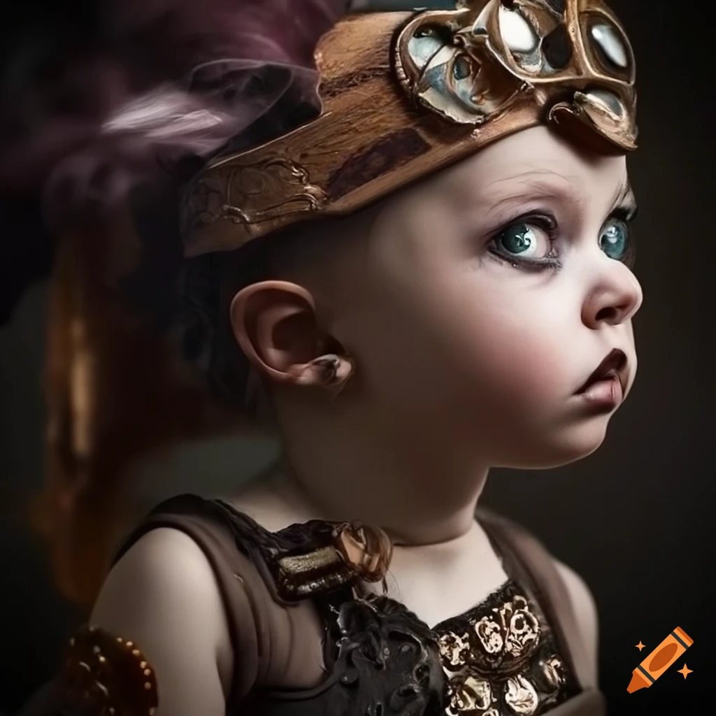 Steampunk gothic babies