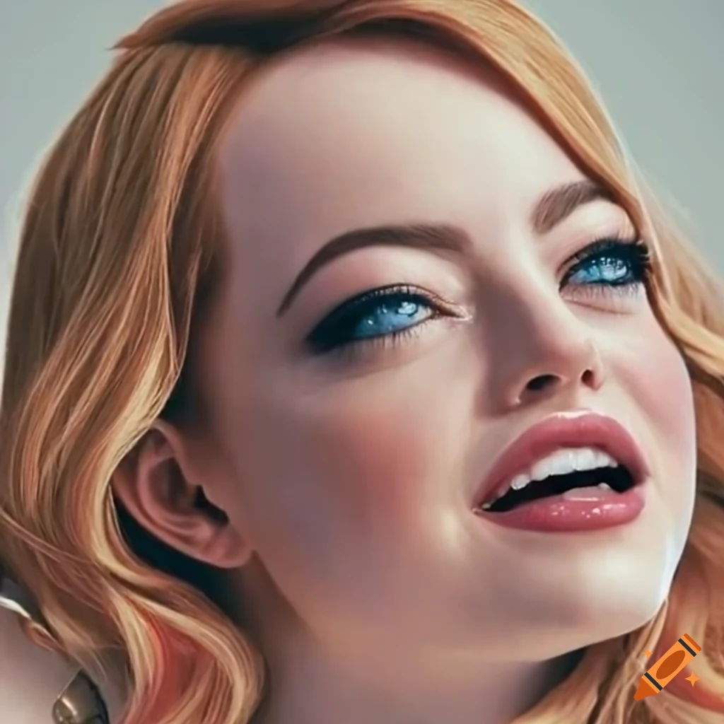 Emma stone with overbite