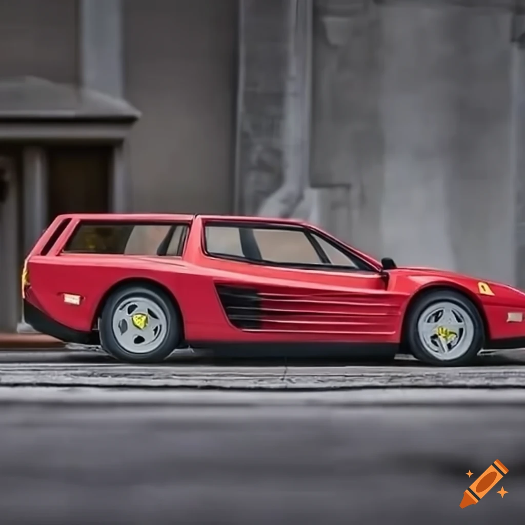Ferrari testarossa wagon car