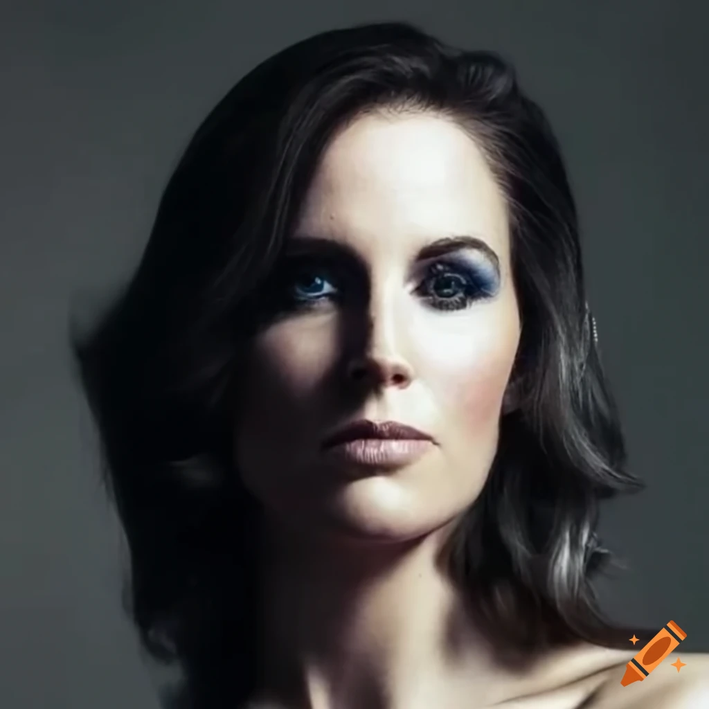 "alexis glick", age 35, closeup face, boudoir portrait