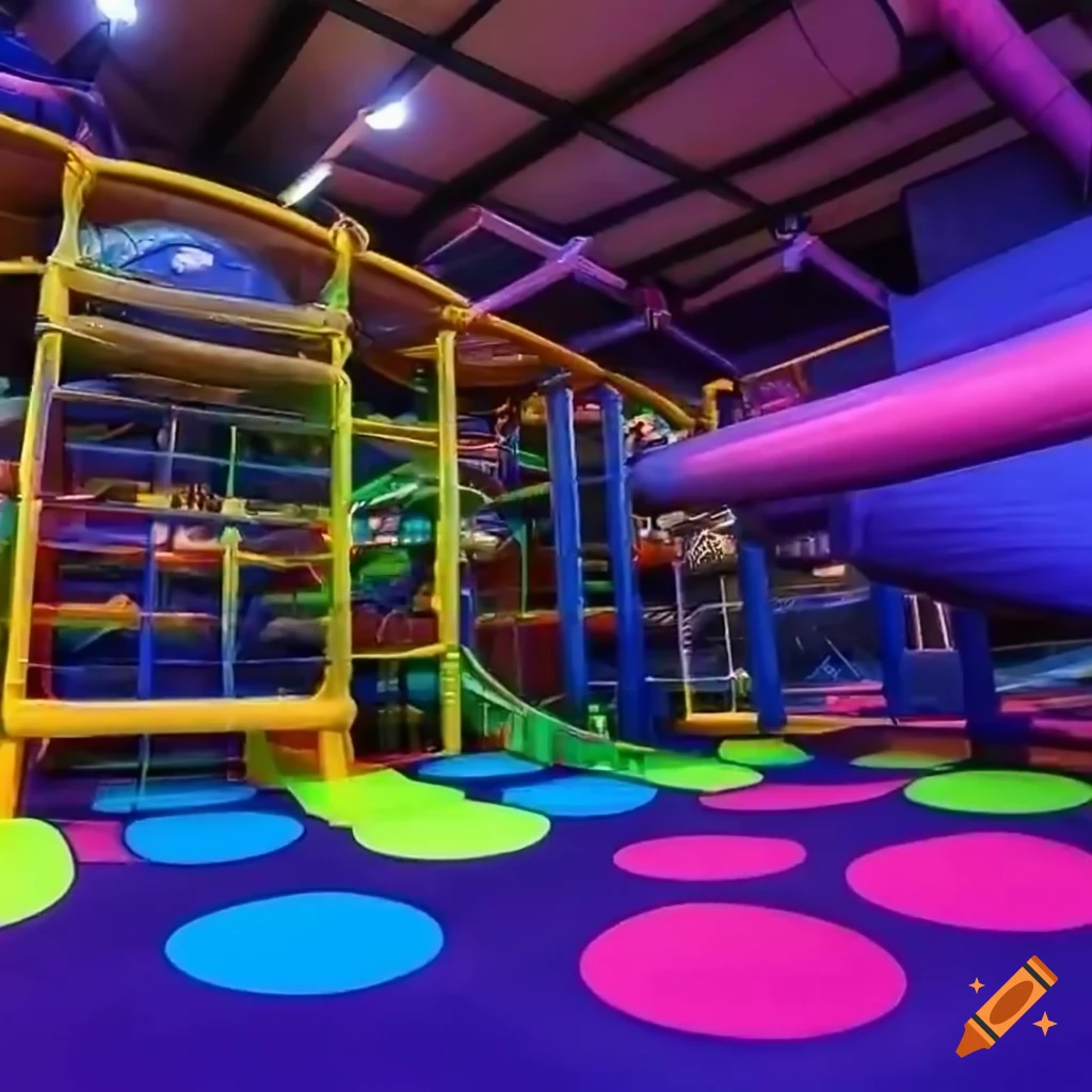 Playplace, after hours, flash photography, endless, indoor playground ...