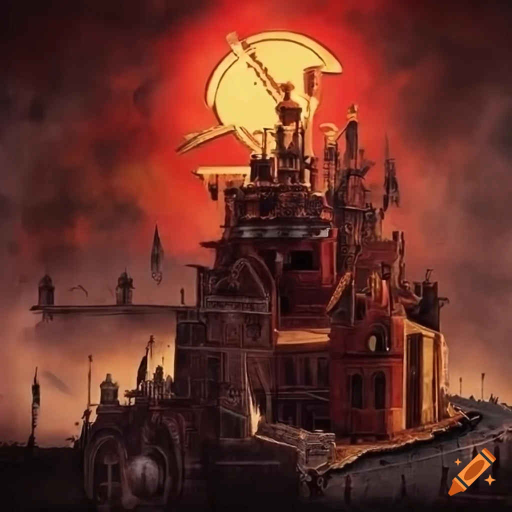 Steampunk communism on Craiyon