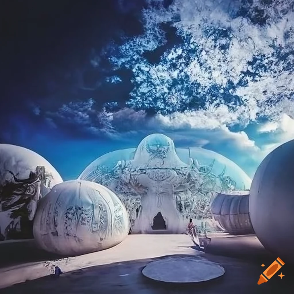 Wat rong khun white temple antti lovag pierre cardin's bubble palace ...