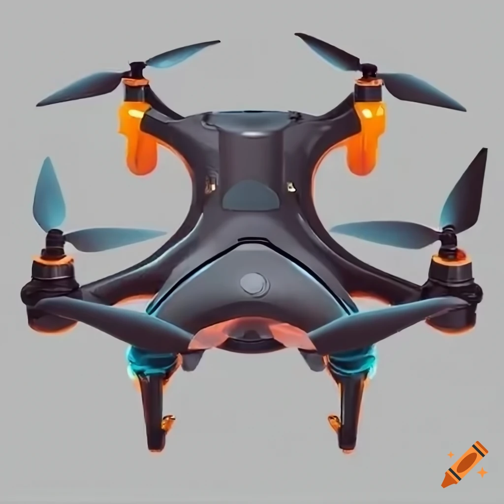 A futuristc drone with no background in png format