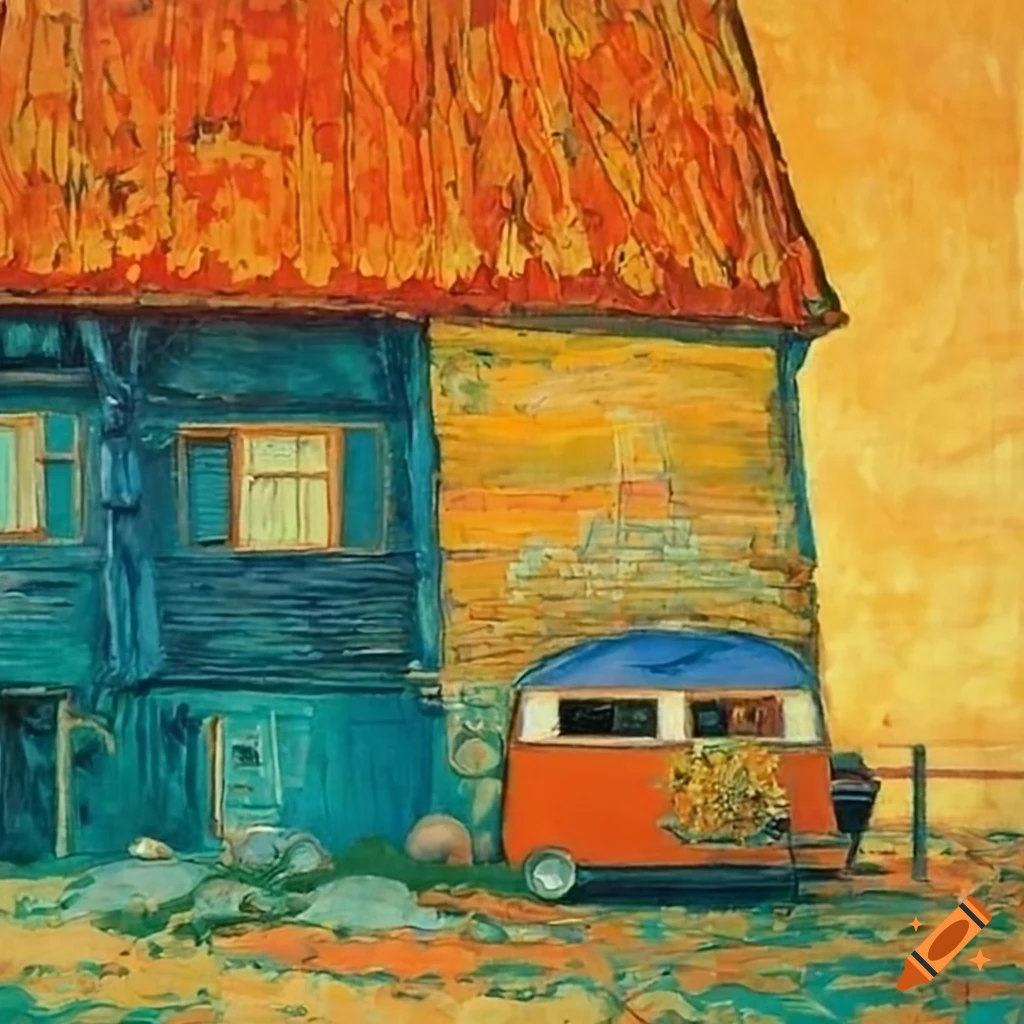 STANISLAW WYSPIANSKI painting of the 1961 Holiday House Geographic ...