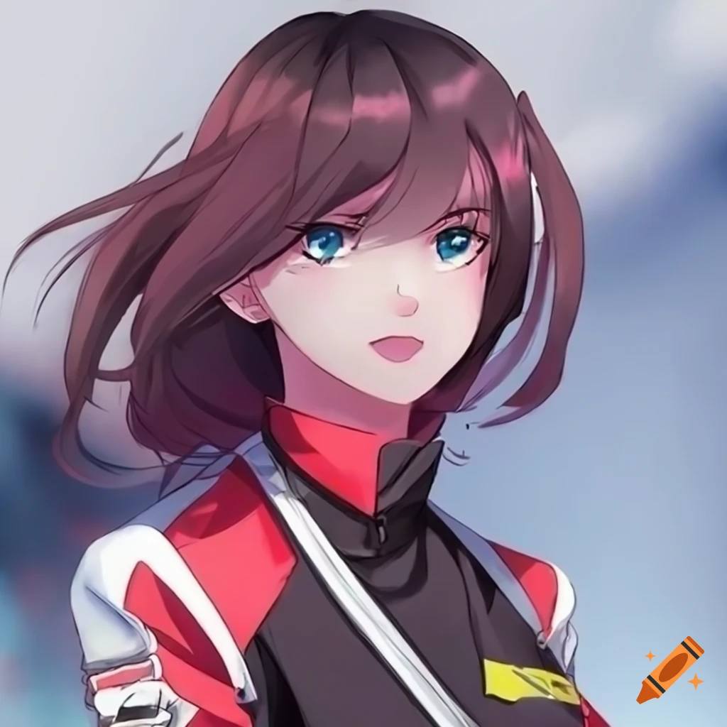 Anime girl racing suit on Craiyon
