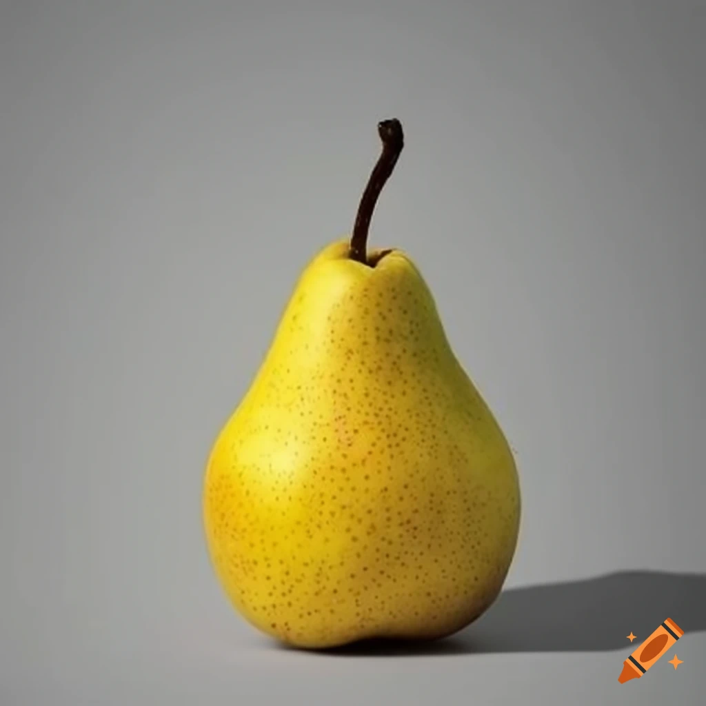 Yellow pear on Craiyon