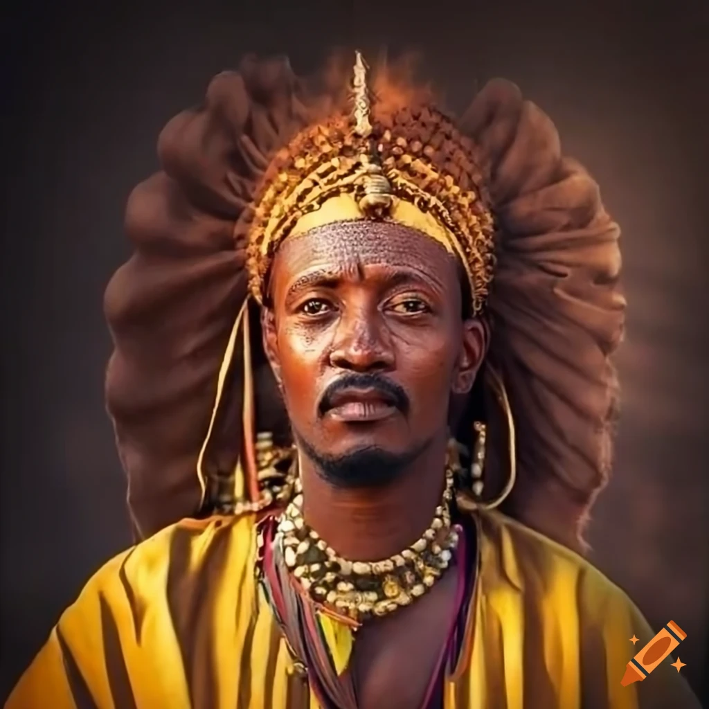 King abajifar of jimma ethiopia on Craiyon