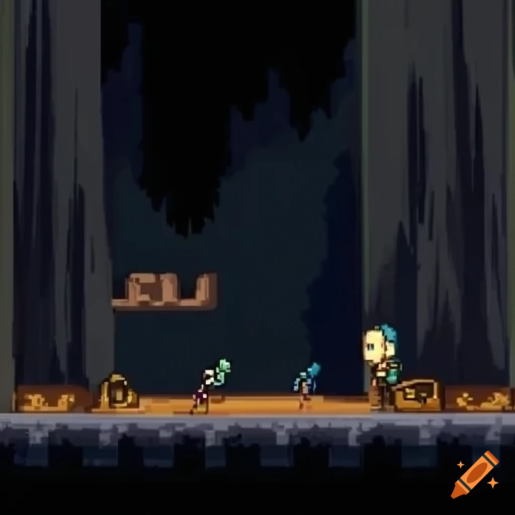 Indie 2d platform game enemies on Craiyon